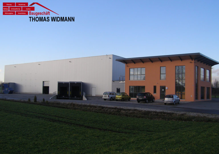 Gewerbe Büro & Fertigungshalle – Baugeschäft Thomas Widmann